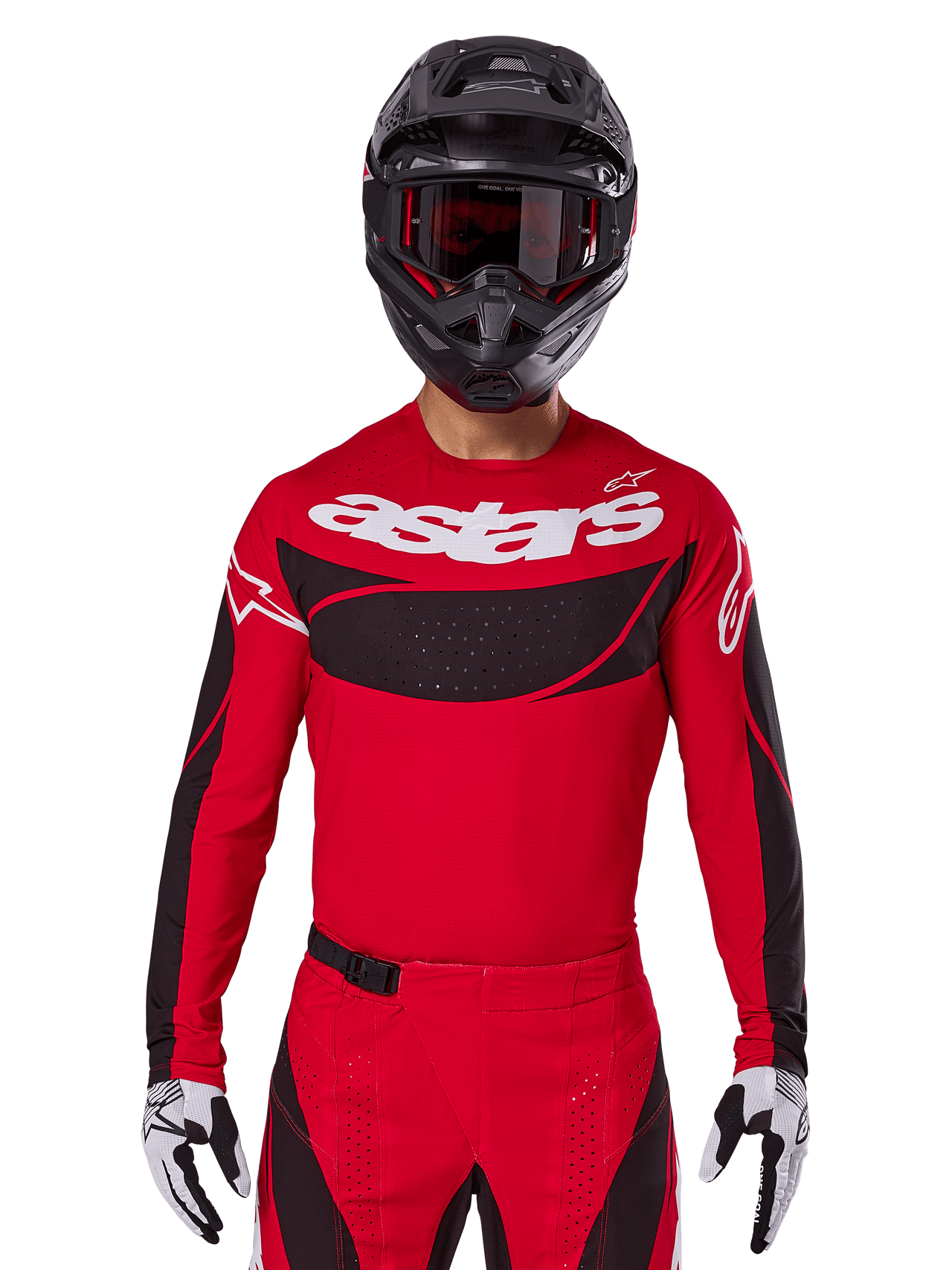 2025 Techstar Dreem - Bright Red MX Jersey | Alpinestars®